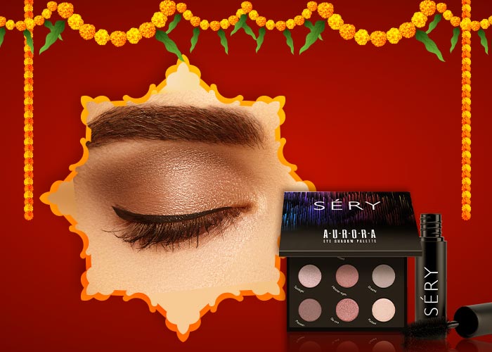 Create 5 Durga Puja Eye Makeup Look with SÉRY Products