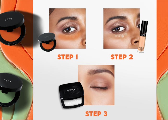 Corrector in makeup store